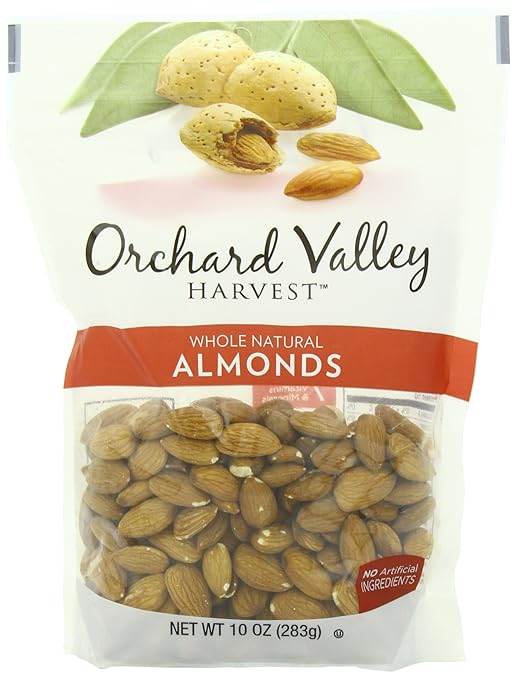 Amazon.com : Orchard Valley Harvest Nuts, Whole Almonds, 10 Ounce ...