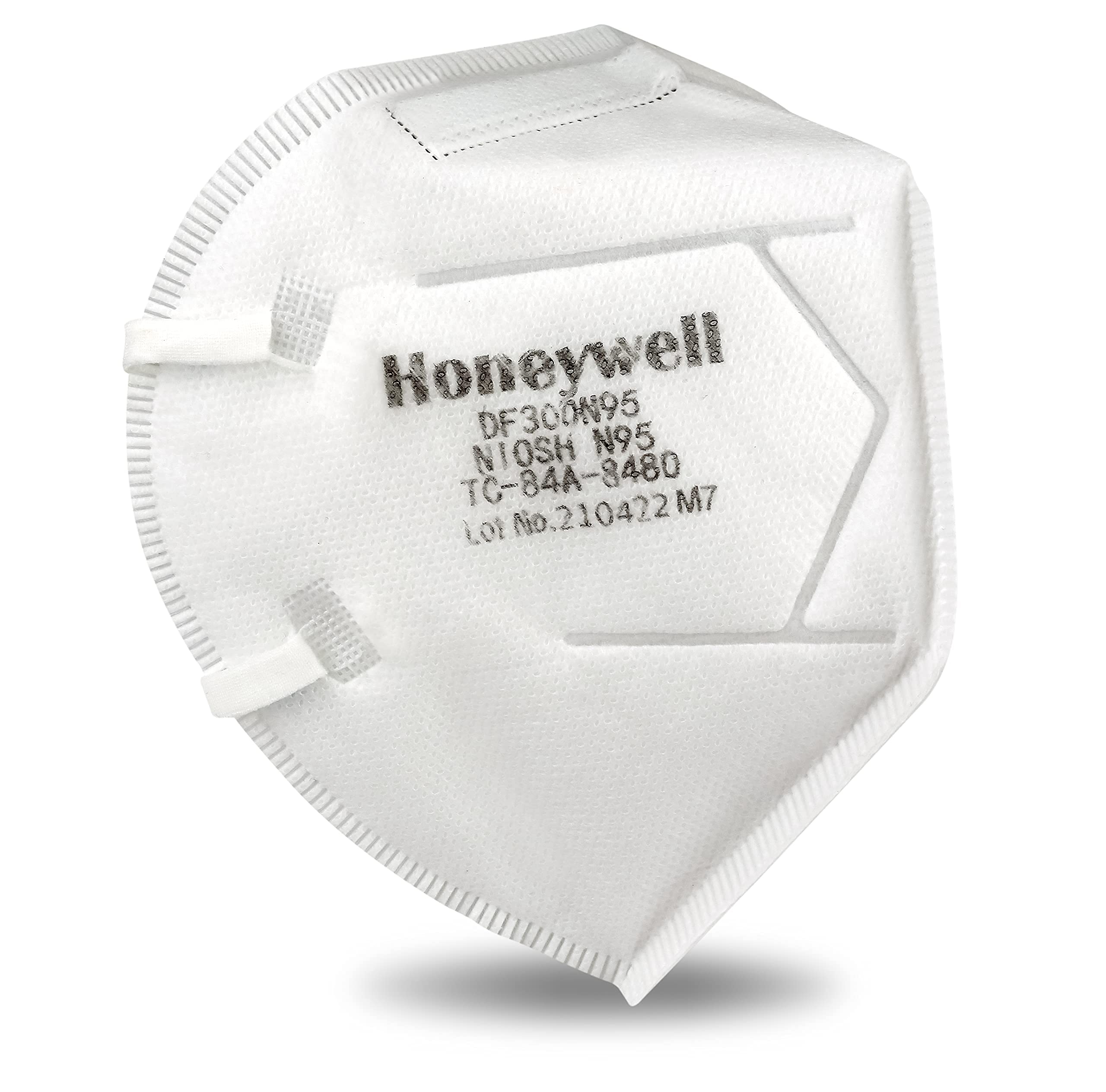 Honeywell Home N95 NIOSH-Approved Molded Cup Disposable Respirator Mask ...