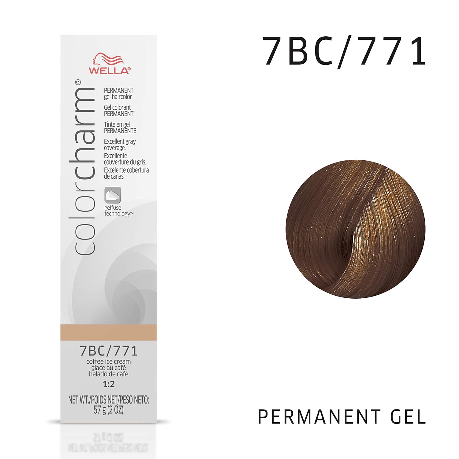 Wella Color Charm Permanent Gel Coffee Ice Cream, 2 oz.: Amazon.ca ...