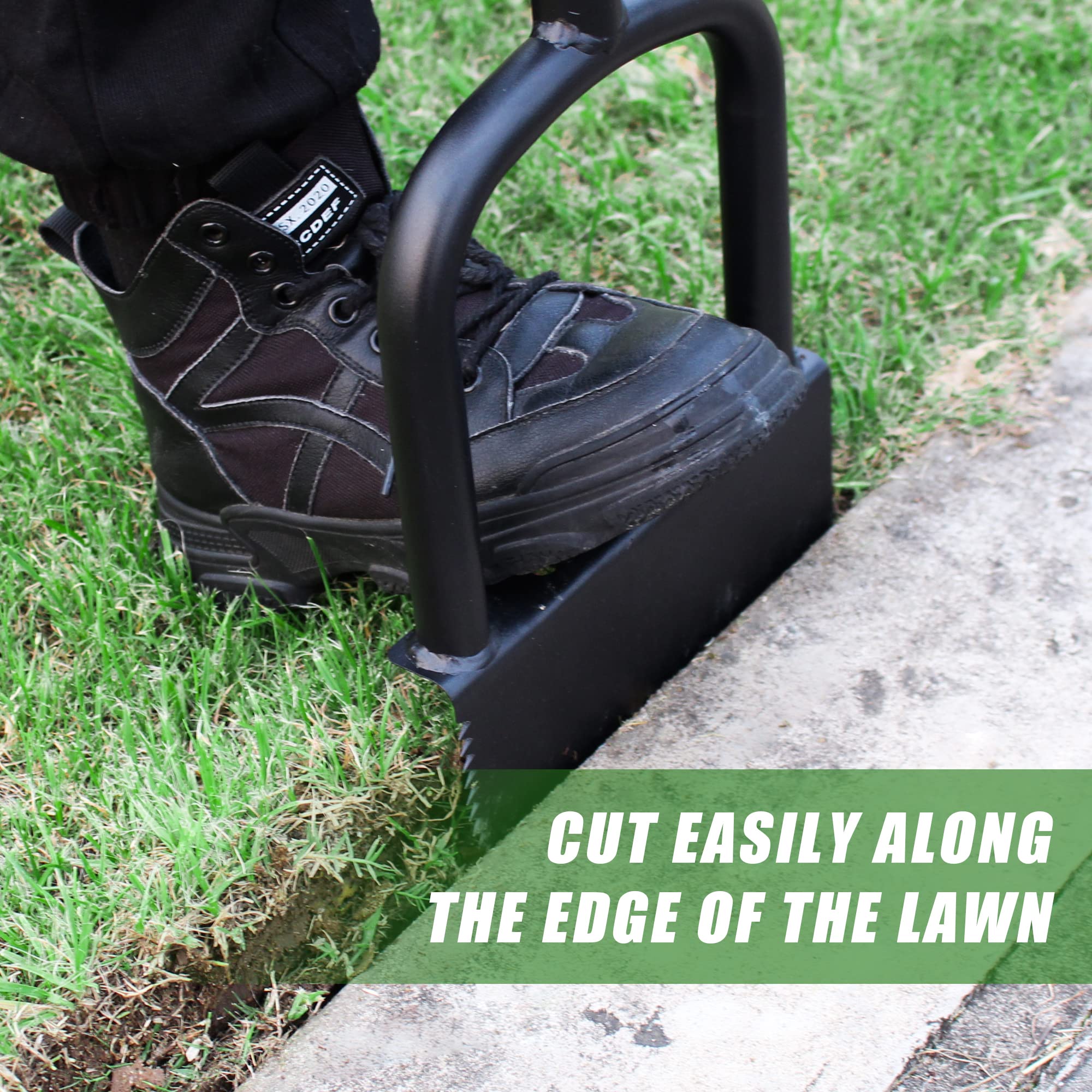 Mua BARAYSTUS Height Adjustable Garden Edger Tool, Hand Steel Edger ...