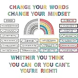 Amazon.com: 38 Pcs Growth Mindset Posters Bulletin Board Set Classroom ...