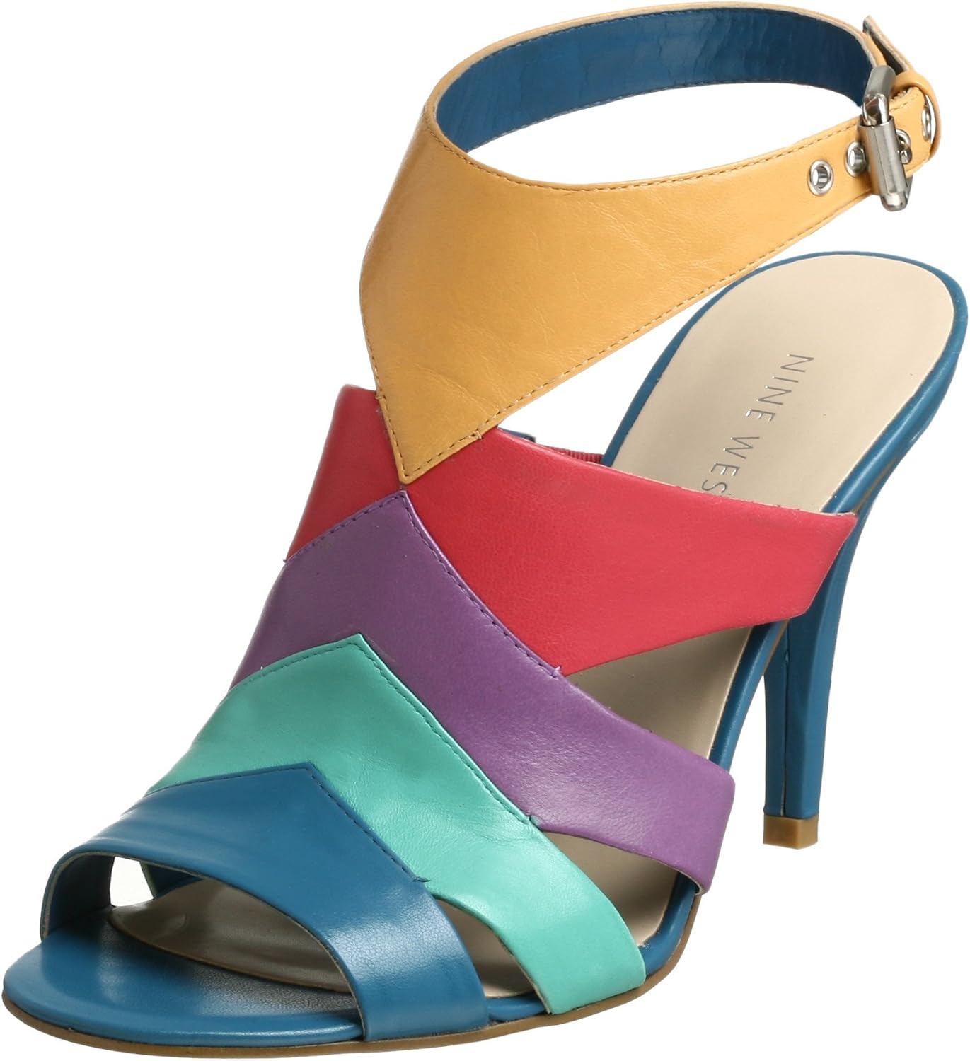 Amazon.com | NINE WEST Women's Jenicca Sandal | Heeled Sandals
