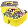 Amazon.com: Storex Large Classroom Caddy with Cups, 13 x 11 x 6.575 ...