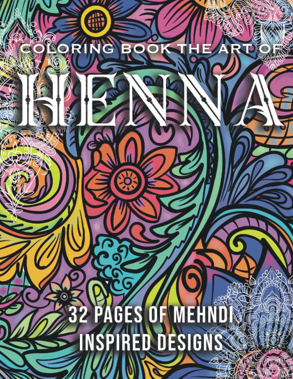 Mua Adult Coloring Book - Art of Henna: Mindfulness Activity, Calming ...