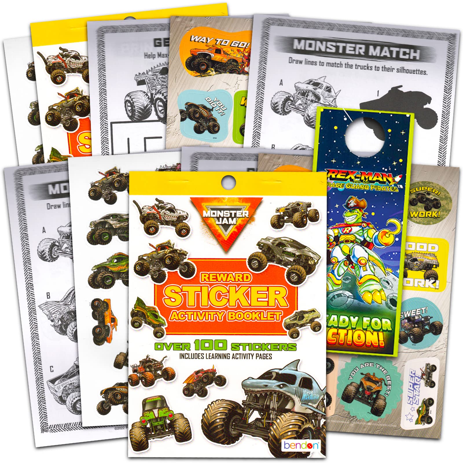 Mua Monster Jam Sticker Book Pack ~ Bundle with Over 200 Monster Jam ...