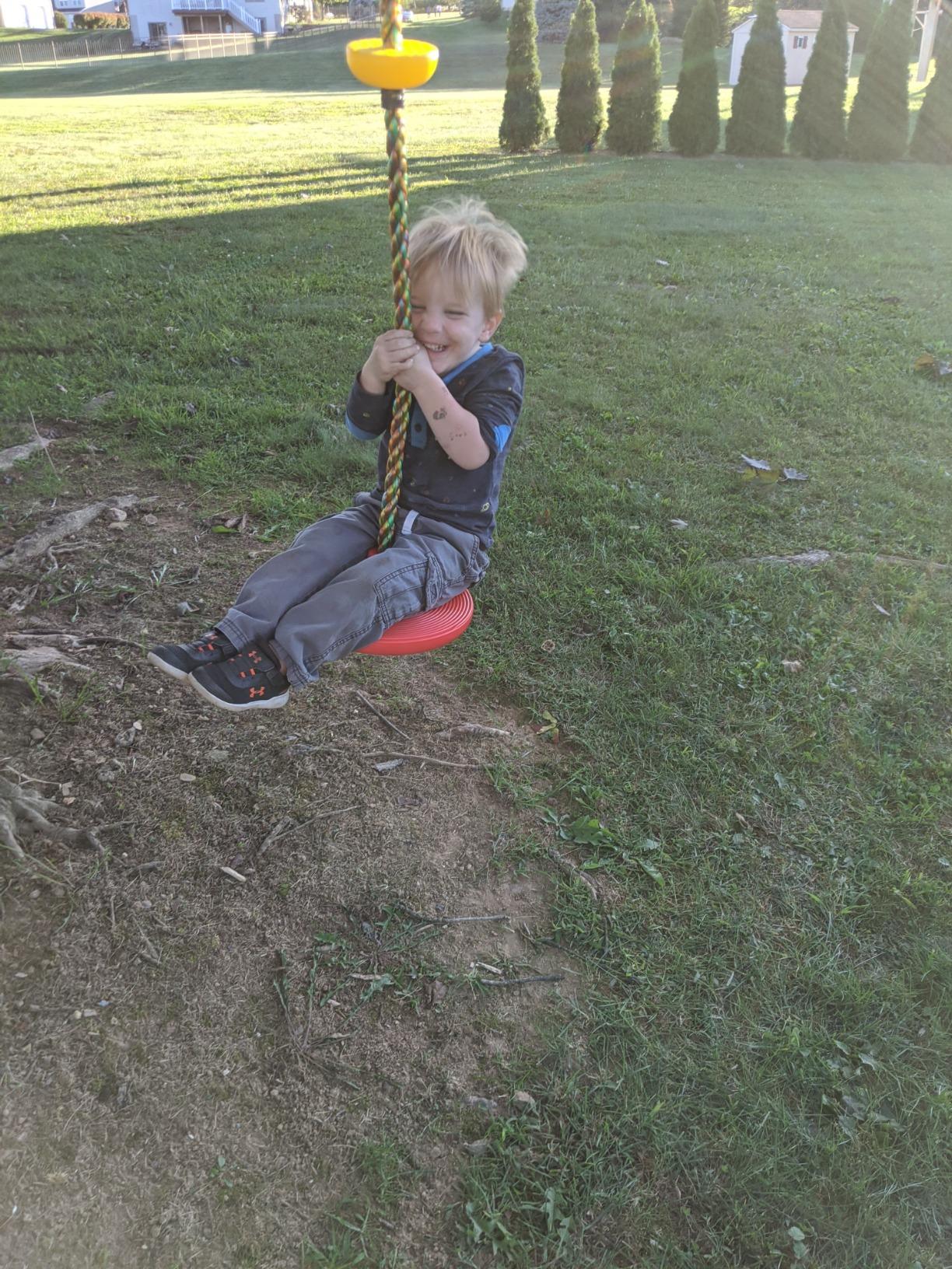 $7/mo - Finance LONGTAI Multicolor Climbing Rope Swing for Kids with ...