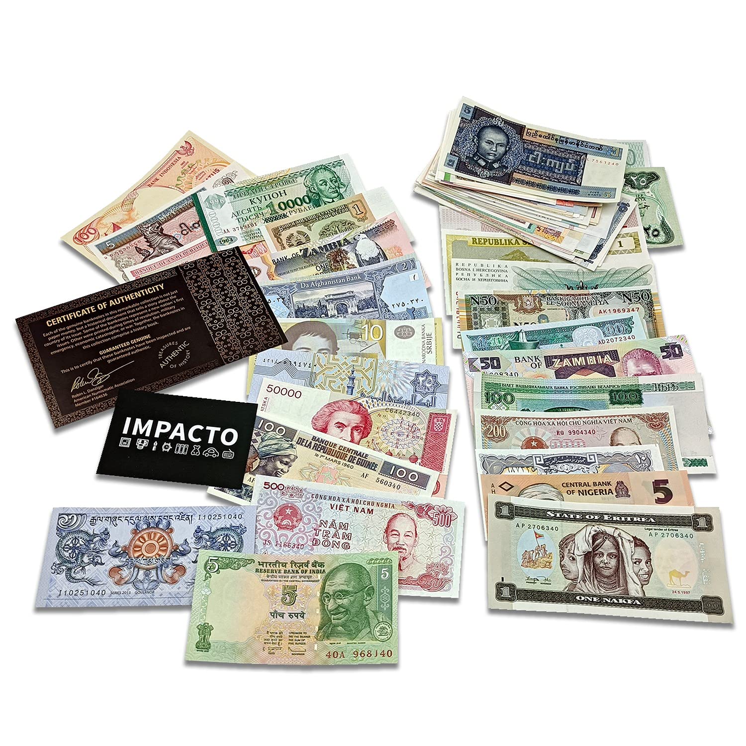 Mua IMPACTO COLECCIONABLES 100 Mixed Banknotes of The World ...
