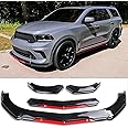 Amazon.com: DREAMOTOR Front Bumper Lip Splitter, Car Universal Adjustable Spoiler Car Lip Body ...