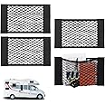 Amazon.com: Bigmeta 4PCS RV Cargo Storage Mesh Net, Elastic Stretchable ...