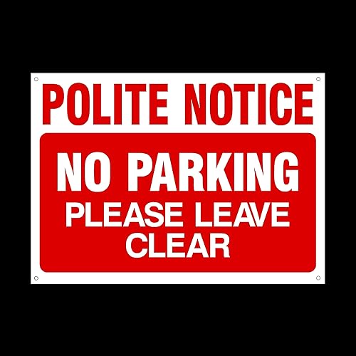 PARKING WARNING NOTICE HARD TO REMOVE X 10 ( NO PARKING NOTICE FOR ...