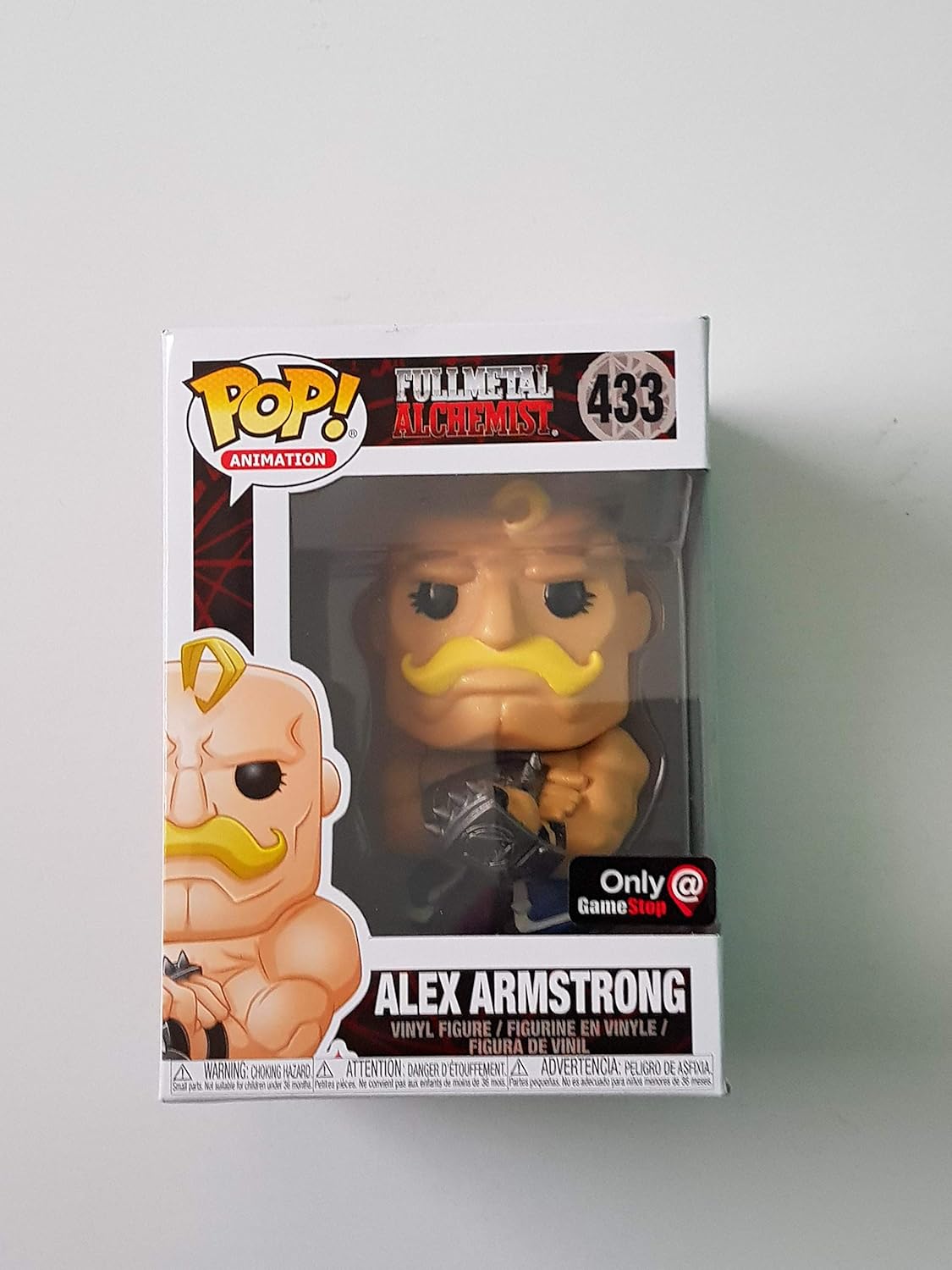 Fullmetal Alchemist Alex Armstrong Vinyl Figure 433 Funko Pop! Standard ...
