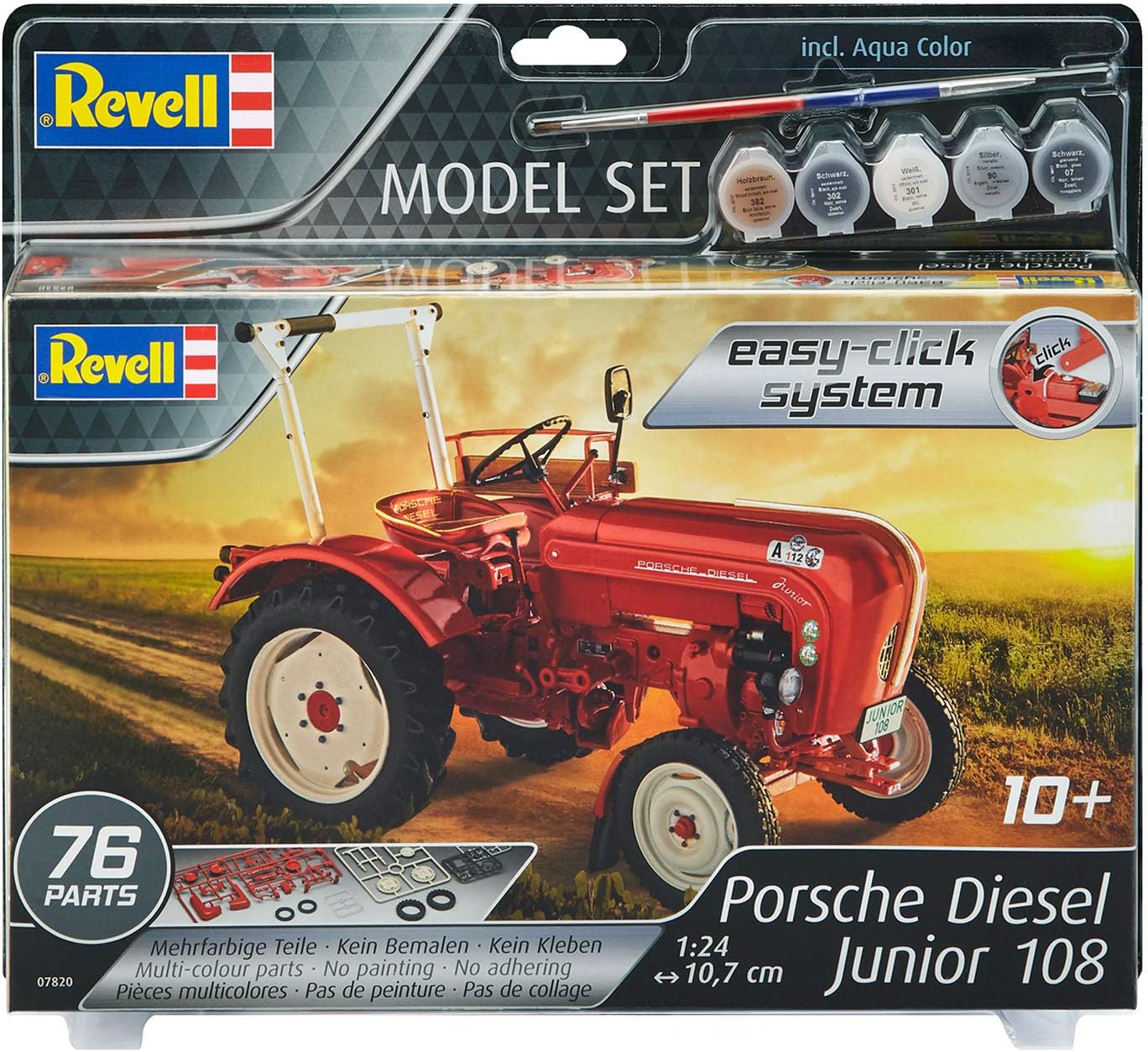 Revell RV67820 Porsche Junior 108, Traktor Model kit, Multi Colour ...