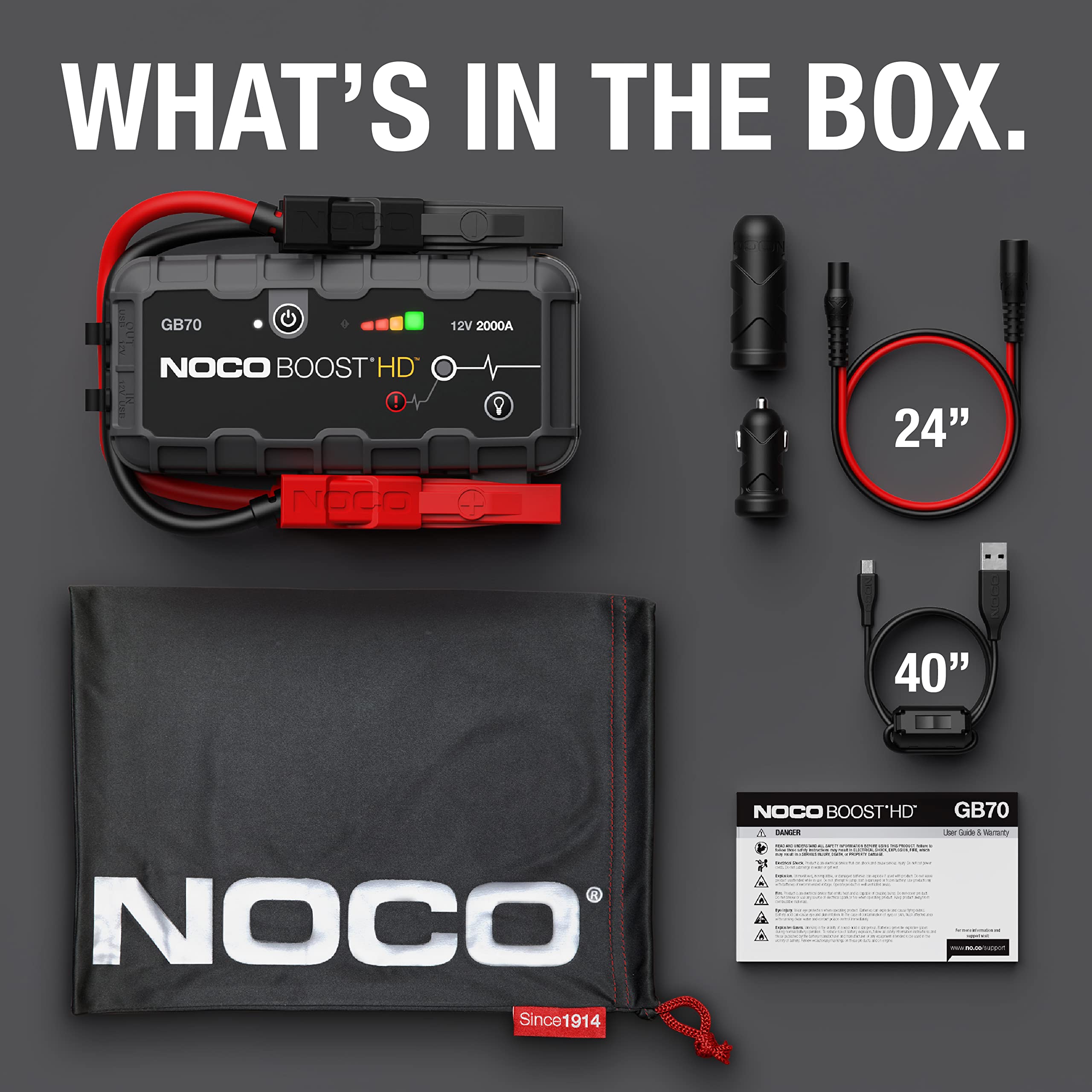 Mua NOCO Boost HD GB70 2000A UltraSafe Car Jump Starter, Jump Starter ...