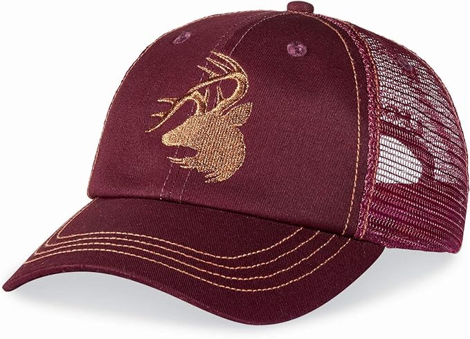 Legendary Whitetails Women's Legendary Buck Cap Hat, Rusty Maroon, One ...