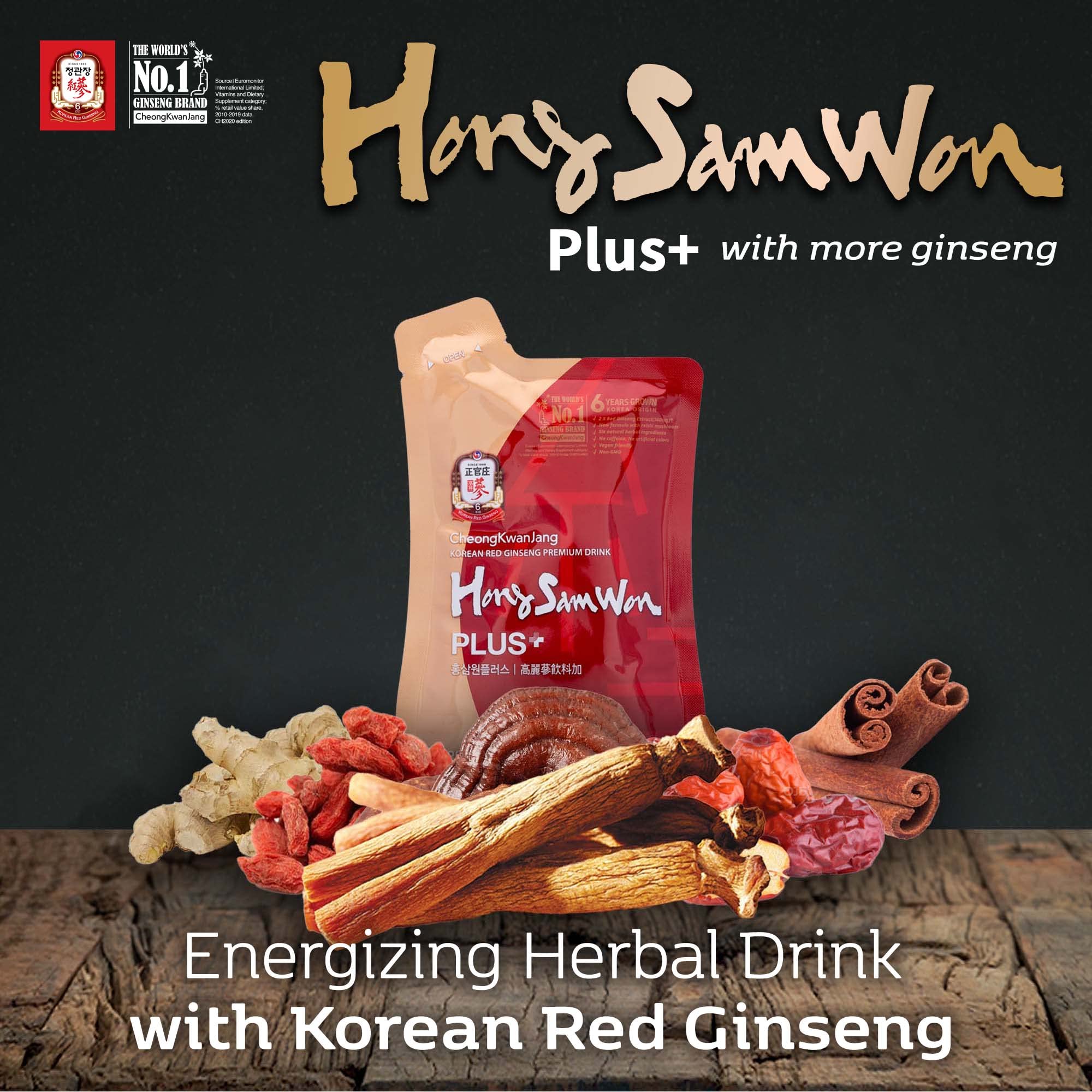 Mua CheongKwanJang [Hong Sam Won Plus - Korean Red Ginseng Drink Korean ...
