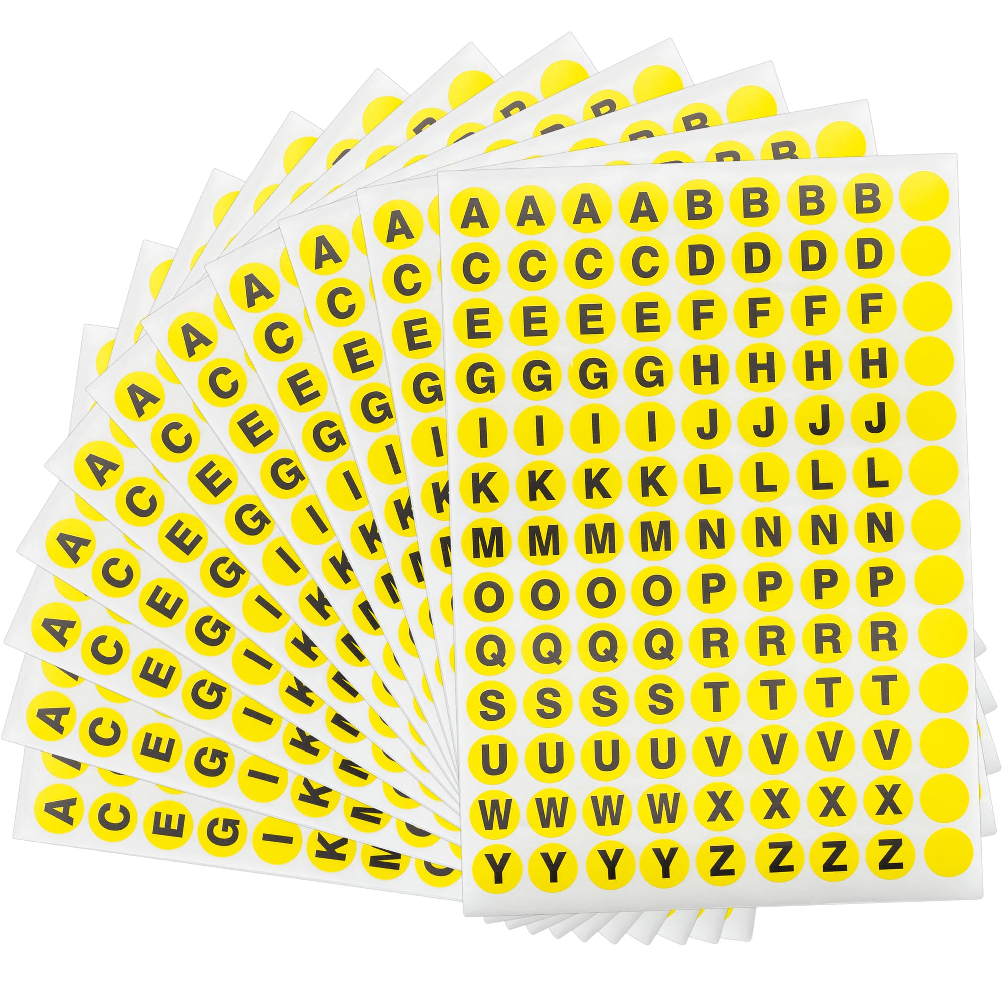 Mua 3510 Pcs A to Z Letter Stickers 120 Sets Round Self Adhesive ...