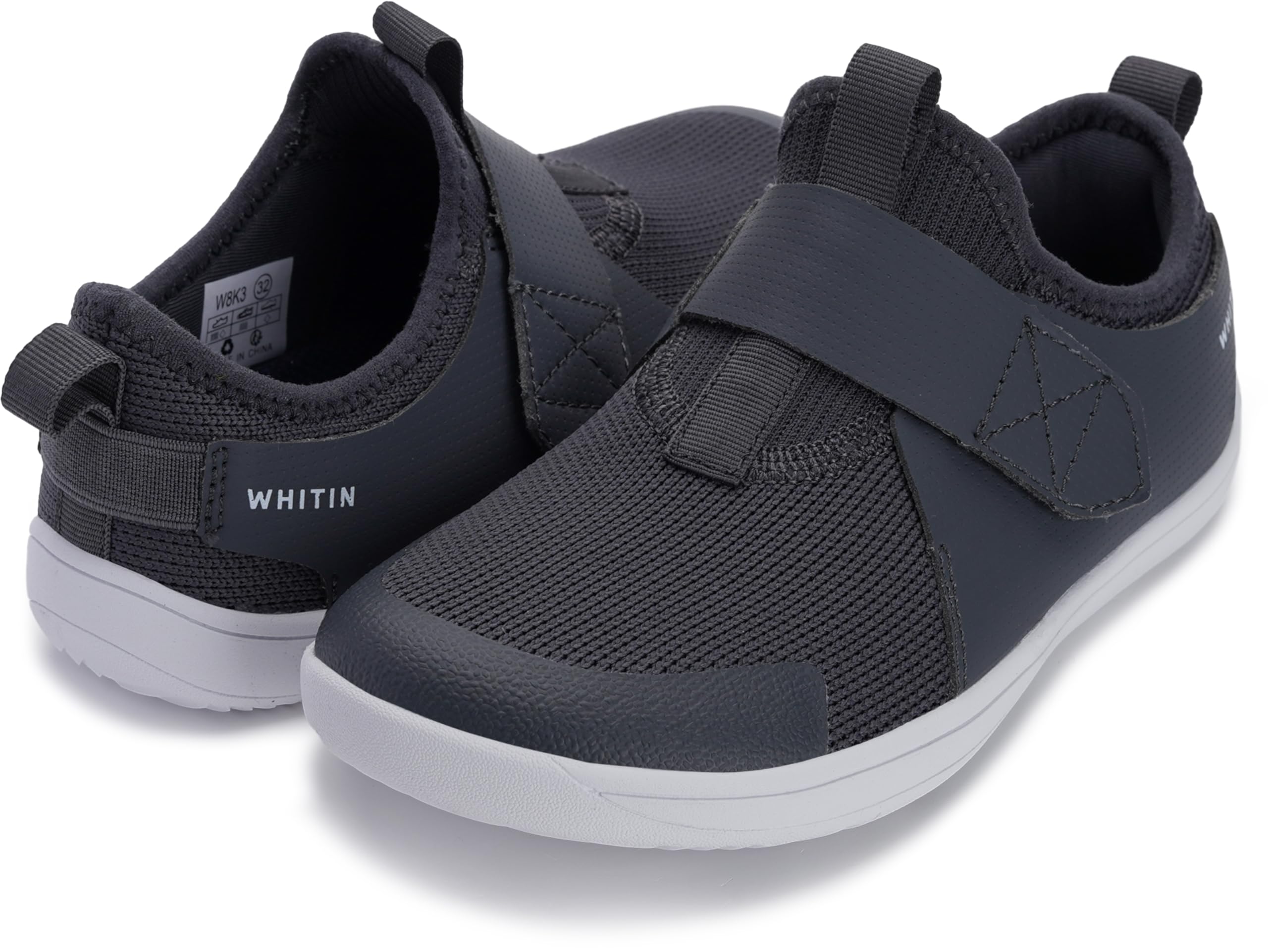 WHITIN Kids Wide Barefoot Shoes for Boys/Girls Slip-On Sneakers ...