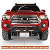 Hooke Road Tacoma Stubby Sharp Front Bumper for 2016-2023 Toyota Tacoma ...