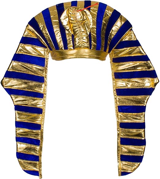 Amazon.com: Gold and Blue Egyptian Pharaoh Hat: Clothing