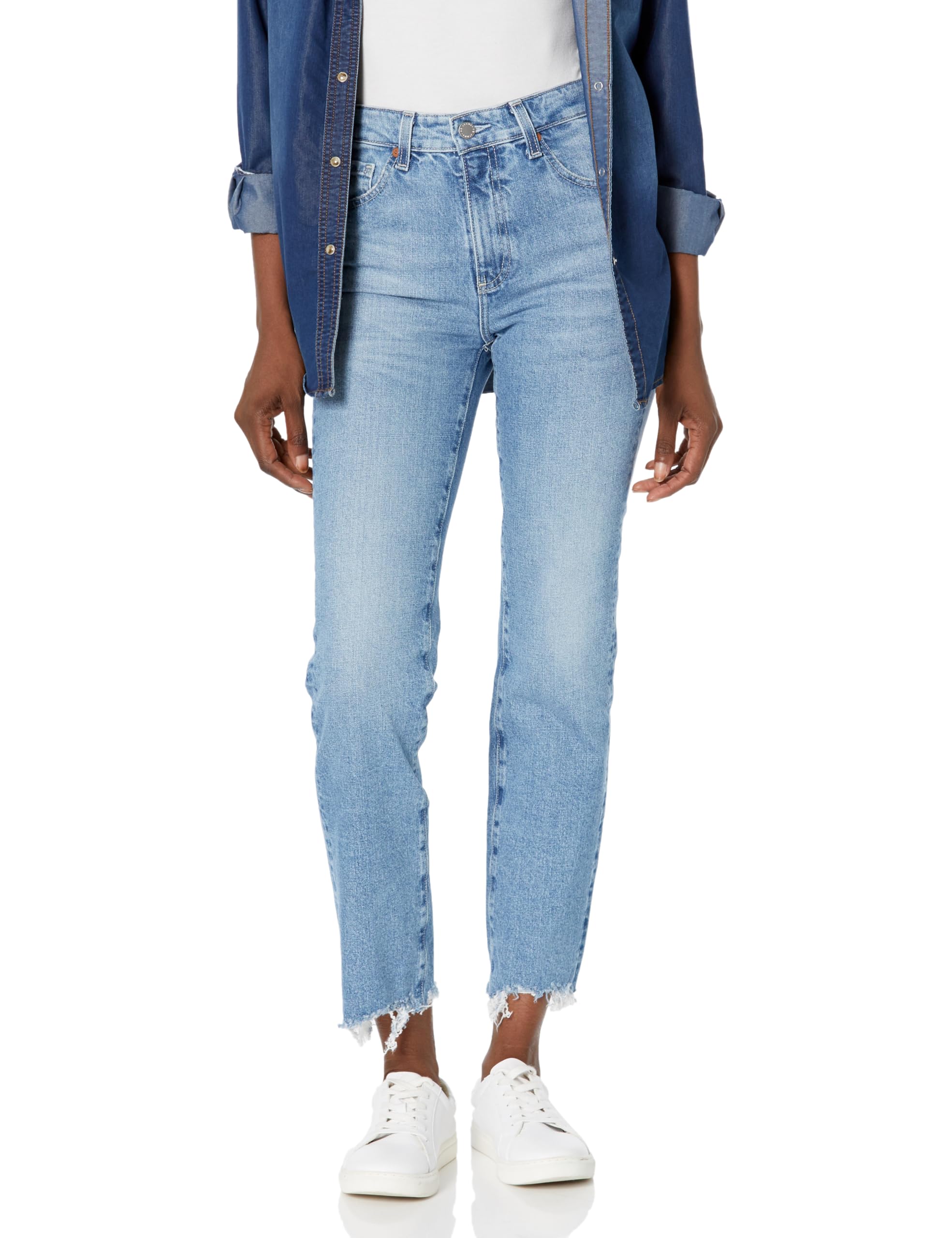 AG Jeans Women's Saige High Rise Straight Leg Jean, Upper West ...