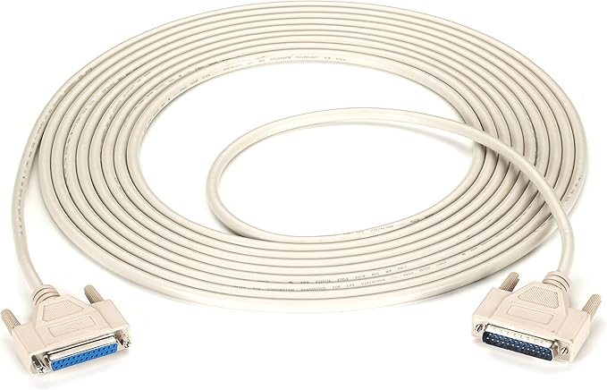 Amazon.com: Black Box DB25 Extension Cable, DB25 Male, DB25 Female, 25 ...