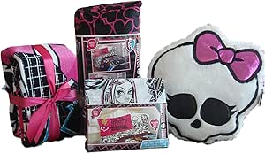 Amazon.com: MONSTER HIGH Twin Bedding Set COMPLETE! Comforter, Sheets ...