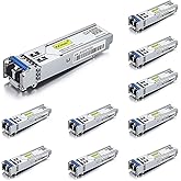 Amazon.com: 4Pack 1.25G SFP LC Module 1000Base-LX(SMF,1310nm,20km,DDM) Single-Mode Transceiver ...