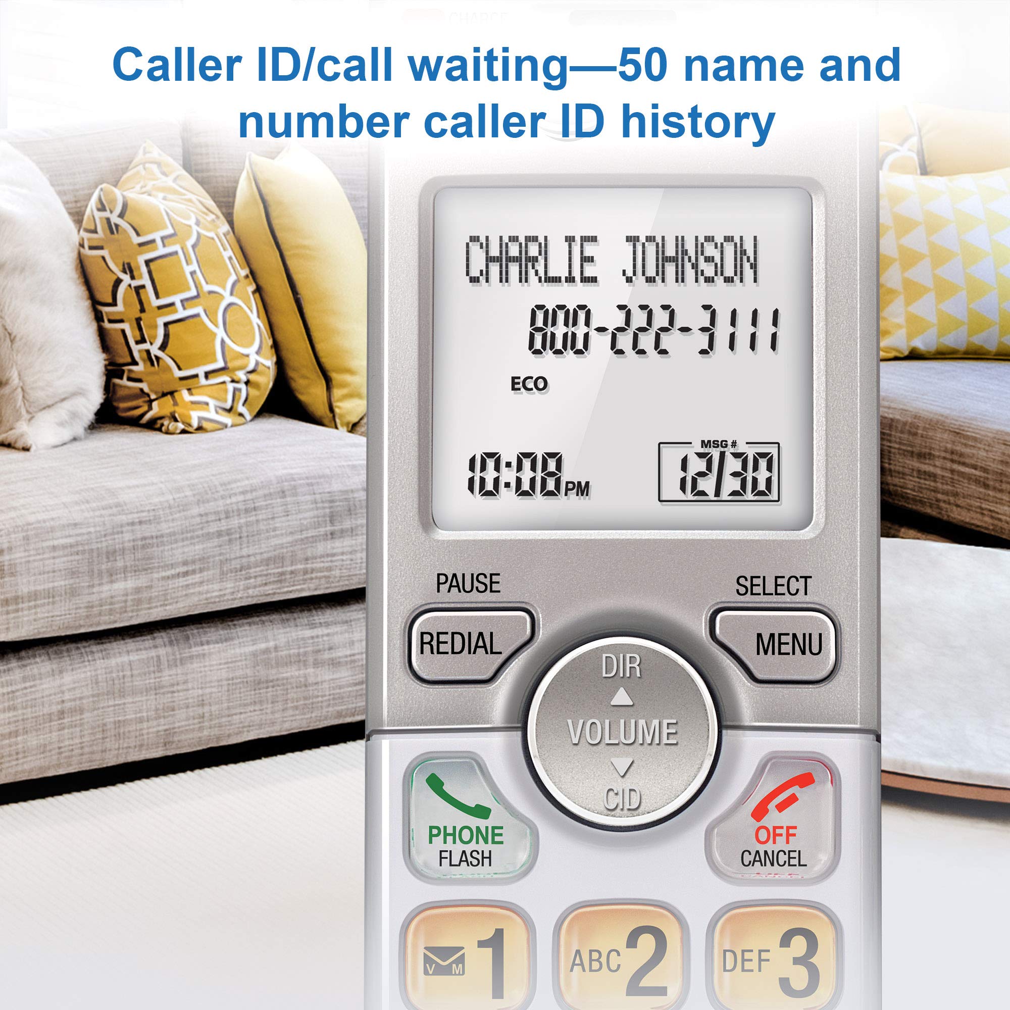 Mua AT&T EL51303 3 Handset DECT 6.0 Cordless Home Phone Full-Duplex ...