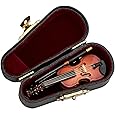 Amazon.com: Violin Music Instrument Miniature Replica with Case, Size 3 ...