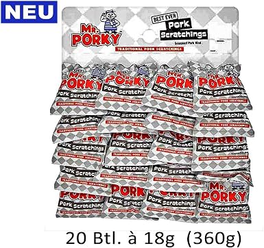Mr Porky Pork Scratchings Pub Card 360g: Amazon.co.uk: Grocery