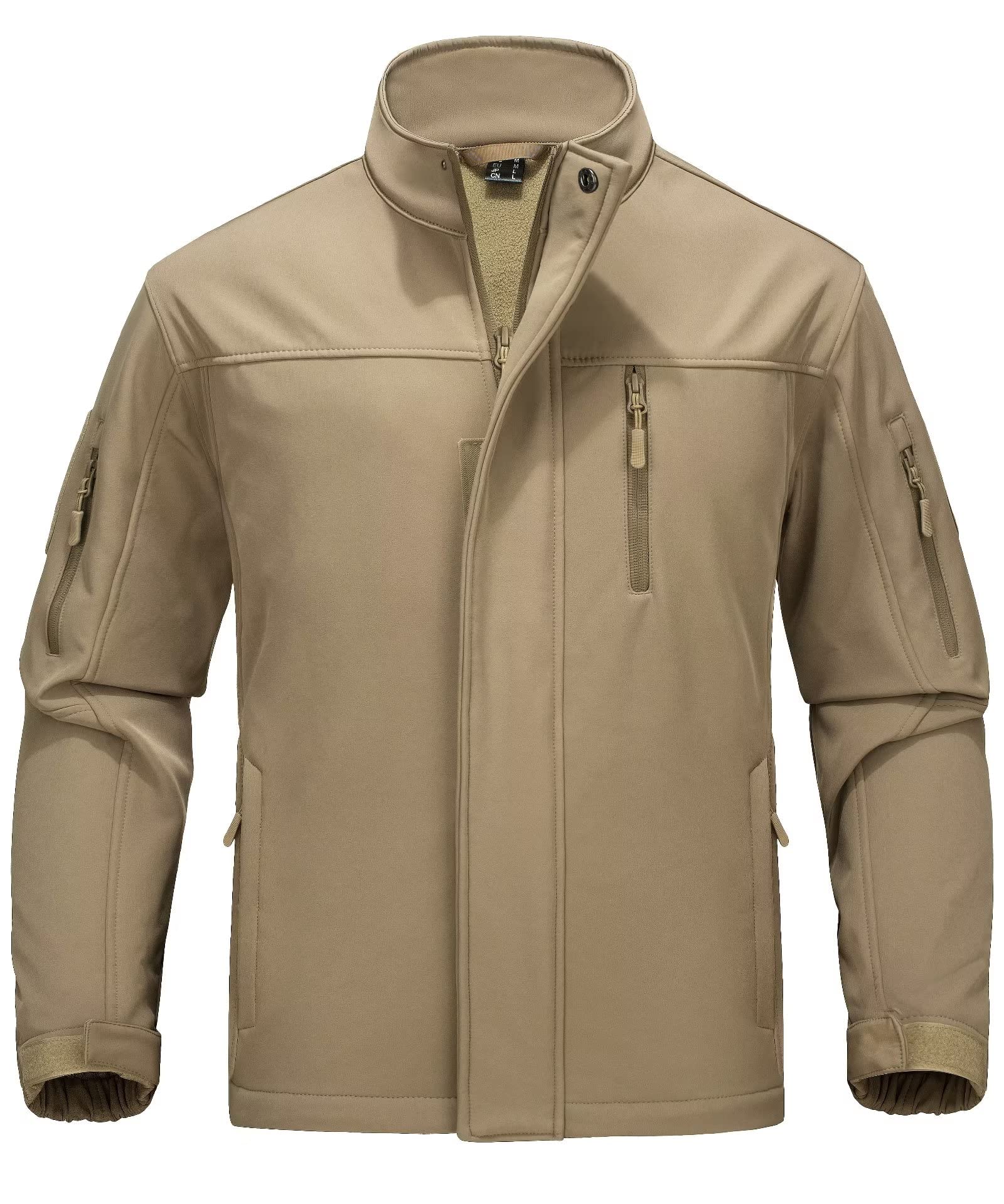 MAGCOMSEN Jacket Men Fleece Lined Water Resistant Performance Jacket ...