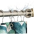 Amazon.com: Artiwell Heavy Duty Shower Rod, Adjustable Shower Curtain ...