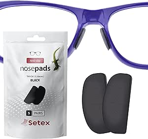 Amazon.com: Setex Gecko Grip 1.8mm Thick Anti Slip Eyeglass Nose Pads ...