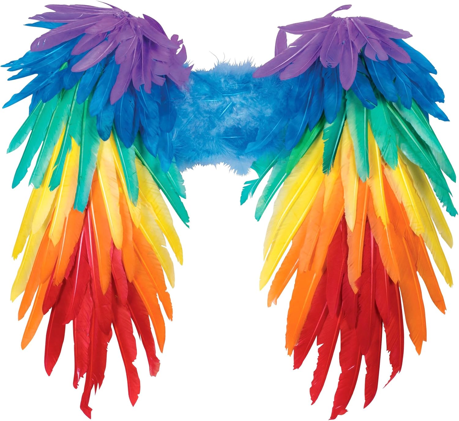 Forum Novelties Women's Rainbow Feather Wings: Amazon.ca: Clothing ...