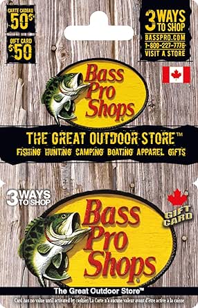 Bass Pro Gift Card $50: Amazon.ca: Gift Cards