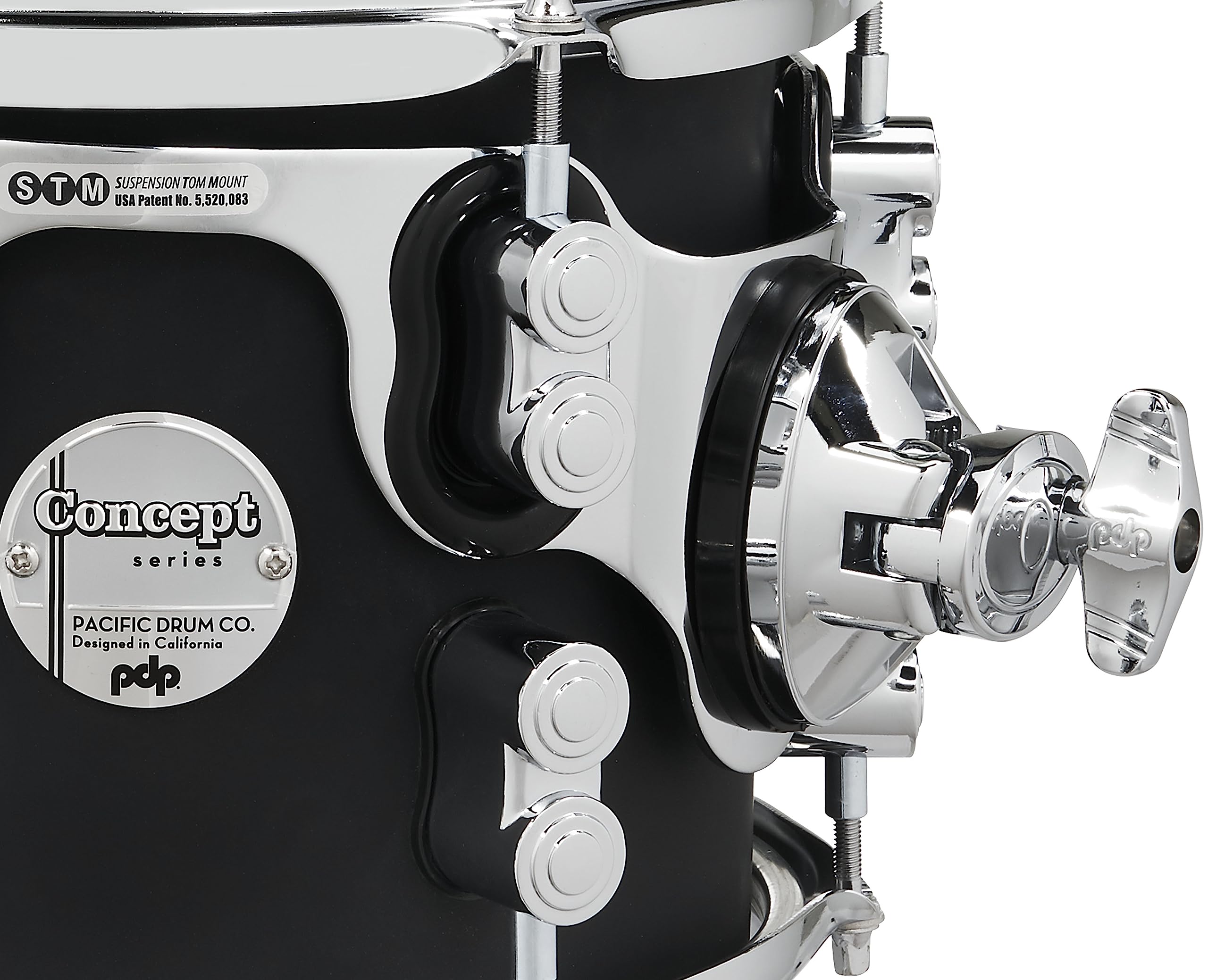 Pacific Drums & Percussion PDP Concept Maple 3-Piece Rock, Satin Black ...