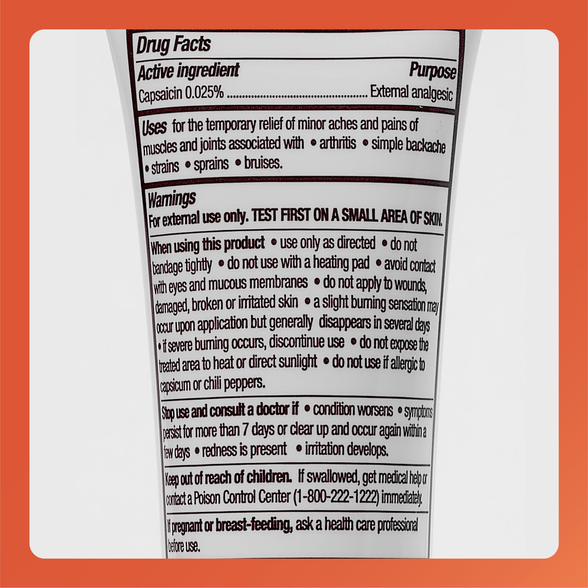 Mua Rugby Capsaicin 0.025% Cream for Penetrating Pain Relief - 2.1 Oz ...