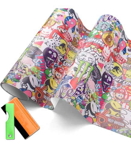 Car Wrap Kit EZAUTOWRAP MAR Bomber Anime Cartoon Vinyl Wrap Iceland Jdm ...