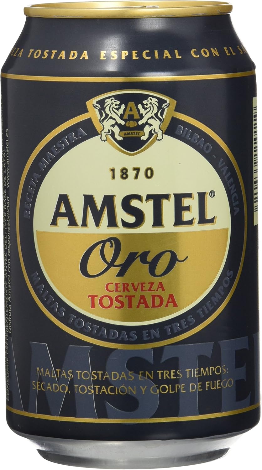 Amstel Oro Cerveza - Lata 330 ml: Amazon.es: Alimentación y bebidas