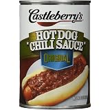 Amazon.com : Austex Hot Dog Chili Sauce by Castleberry, 6-10 Ounce Cans ...