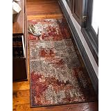 Amazon.com: Unique Loom Autumn Collection Checkered Abstract Casual ...