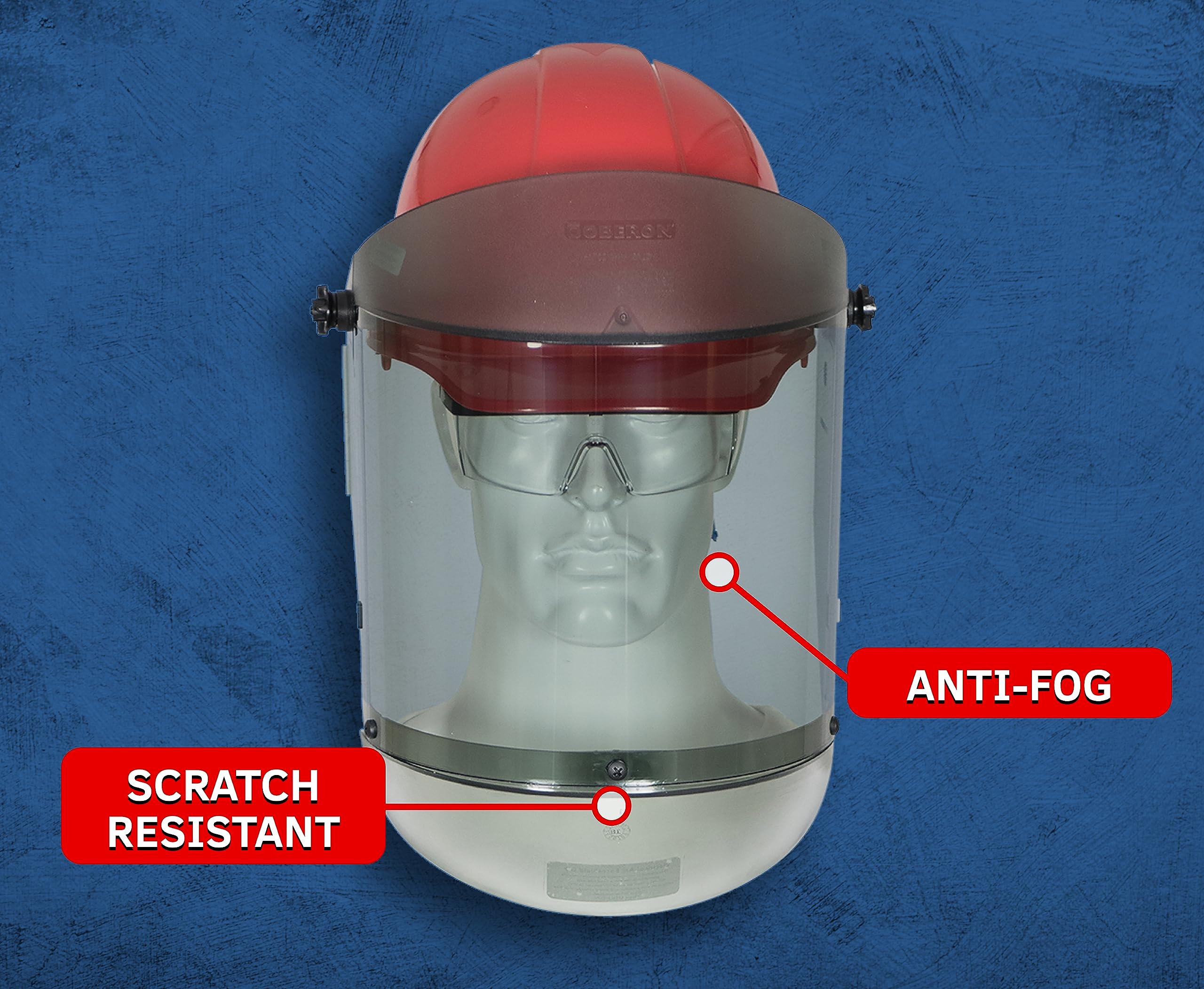 Mua OBERON Arc Flash Face Shield - 12 CAL - Includes Canadian Hard Cap ...