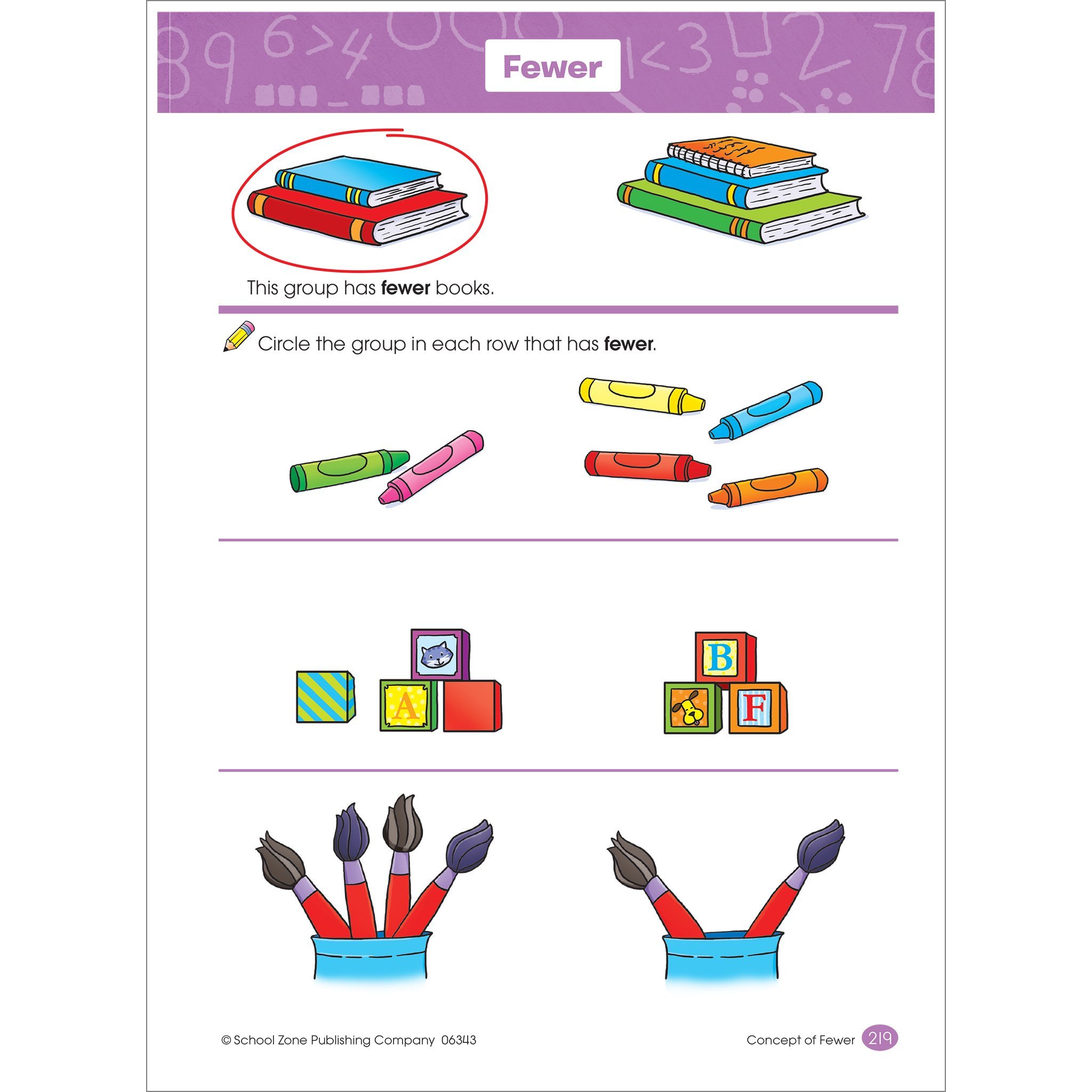 Mua School Zone Big Math K-1 Workbook: 320 Pages, Kindergarten, 1st ...