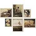 Amazon.com: EXCOOL CLUB Antique Vintage Wall Art - 12x16 French Country Wall Decor, Neutral ...