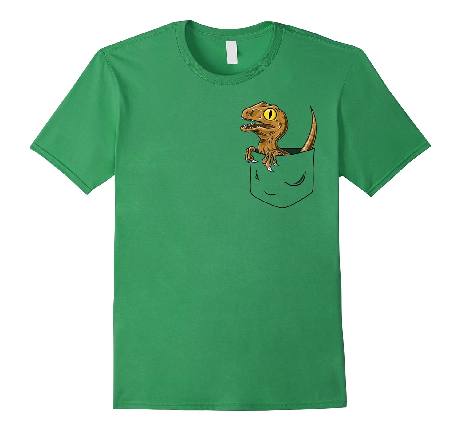 Pocket Raptor T-Shirt | Velociraptor Jurassic Dinosaur Shirt-RT ...