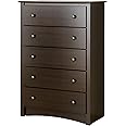 Amazon.com: Prepac Fremont 5 Drawer Chest, Espresso Brown : Everything Else