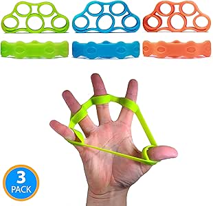 Amazon.com : Resistance Bands for Hand & Finger Extensor Training ...