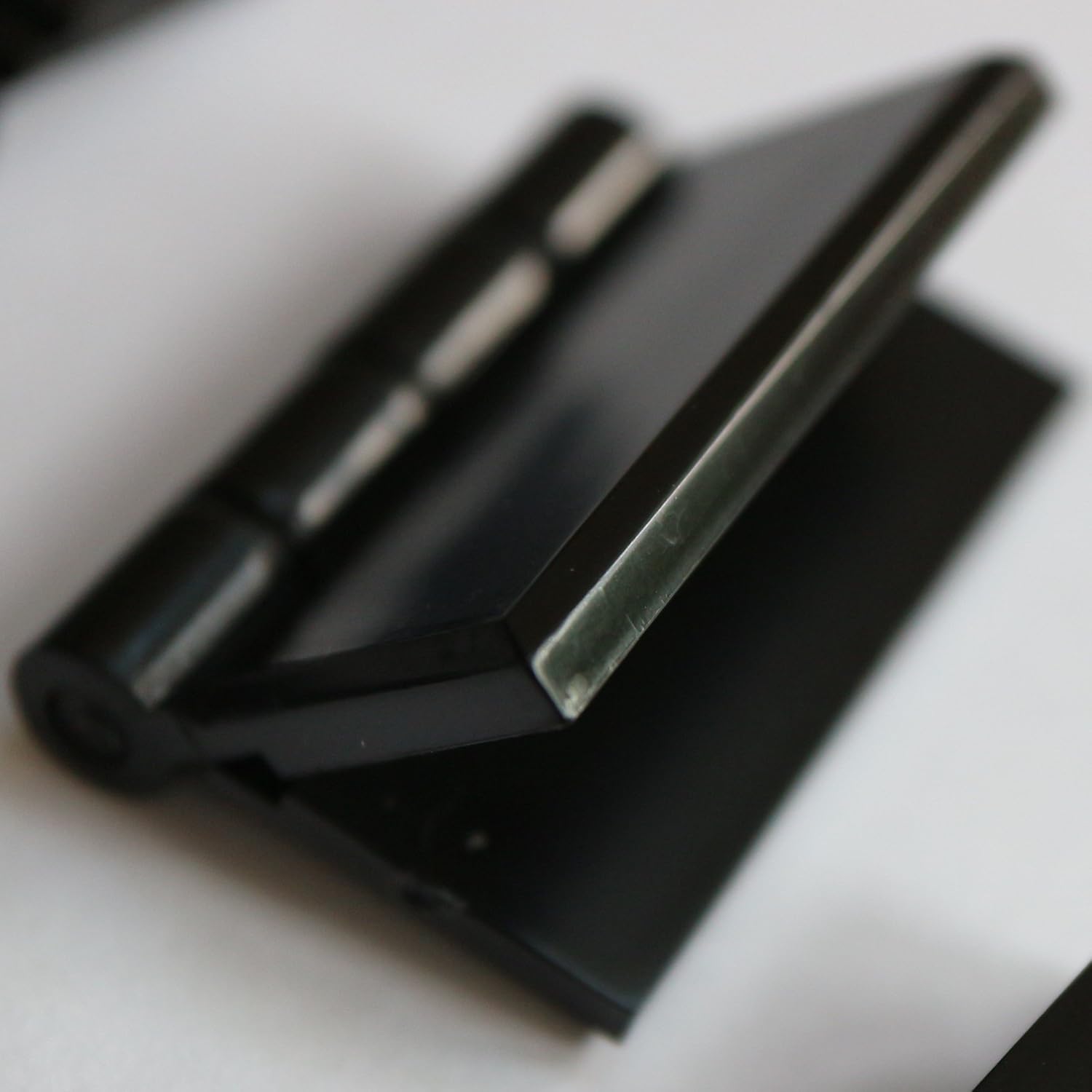 Pack of 5 x Black Acrylic Hinges 32mm x 38mm Black Hinges, Continuous ...