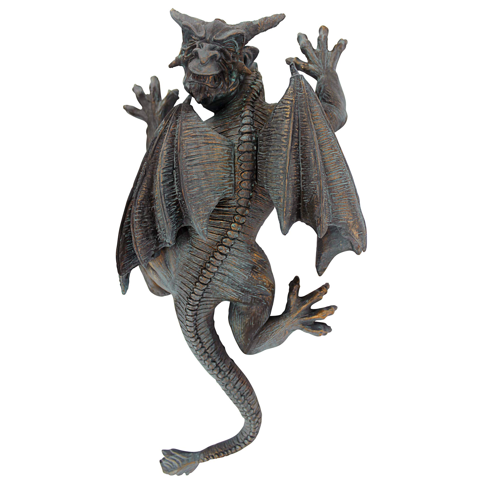 Design Toscano Gargoyle Demon on The Loose Gothic Decor Wall Sculpture ...