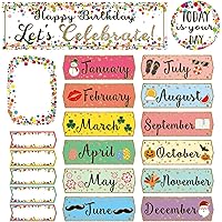 Amazon.com : Confetti Happy Birthday Mini Bulletin Board Let's ...